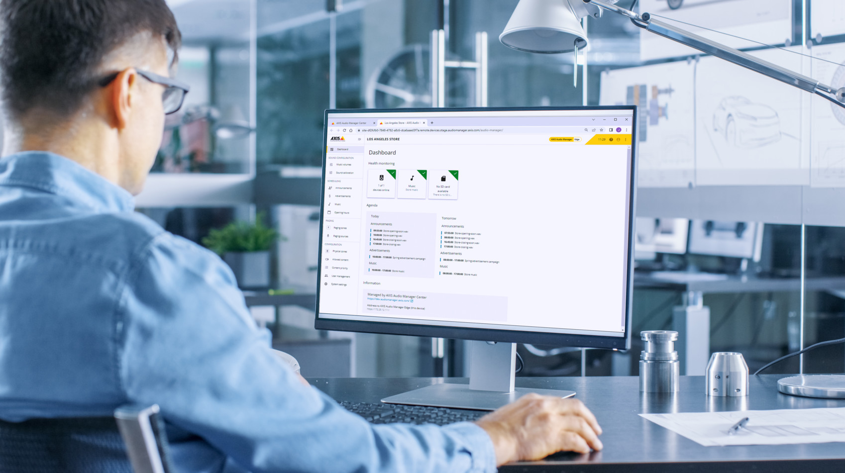Multisite audio management software from Axis ensures the right audio ...