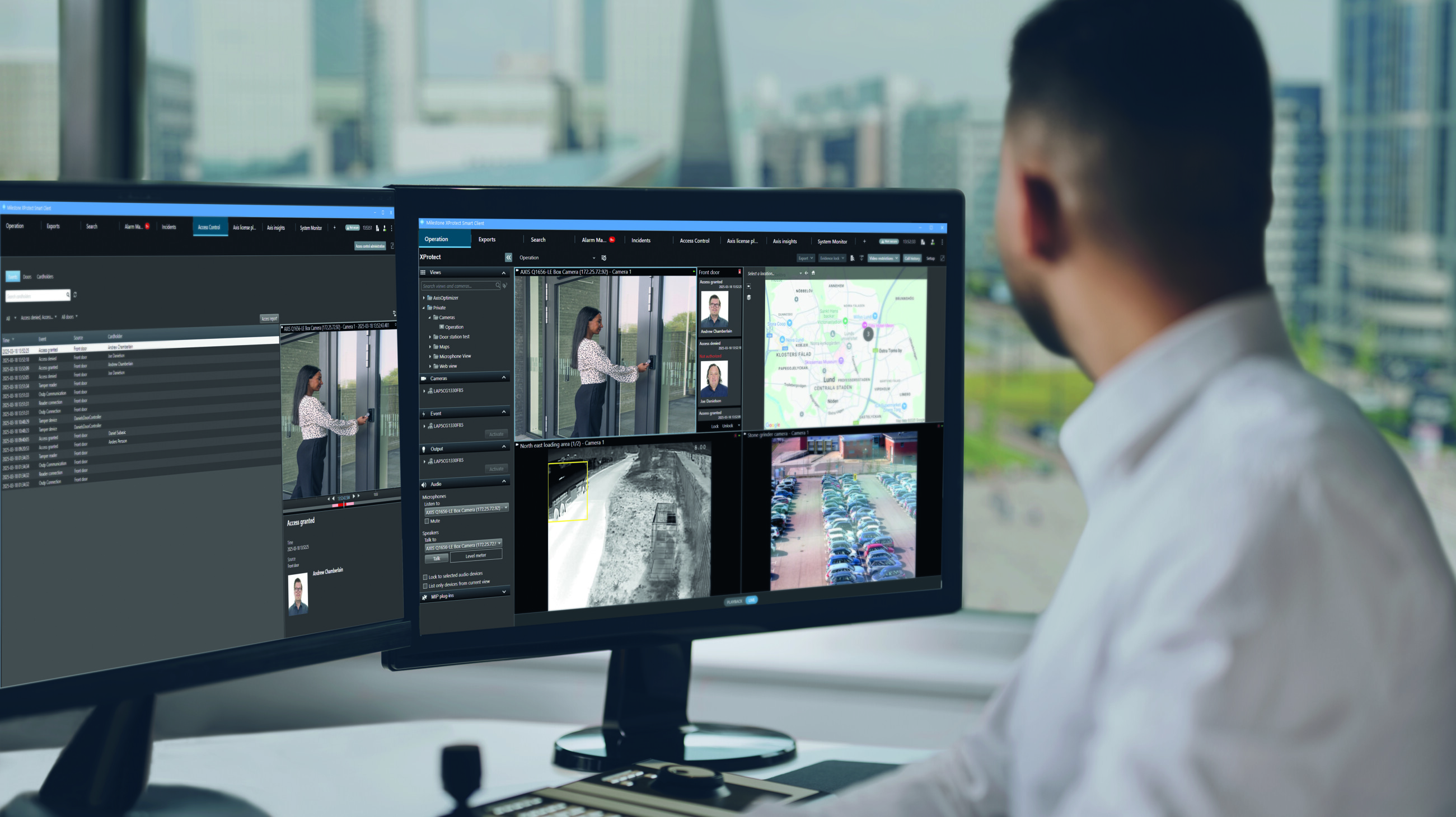 Axis unites access control and video surveillance for Milestone ...