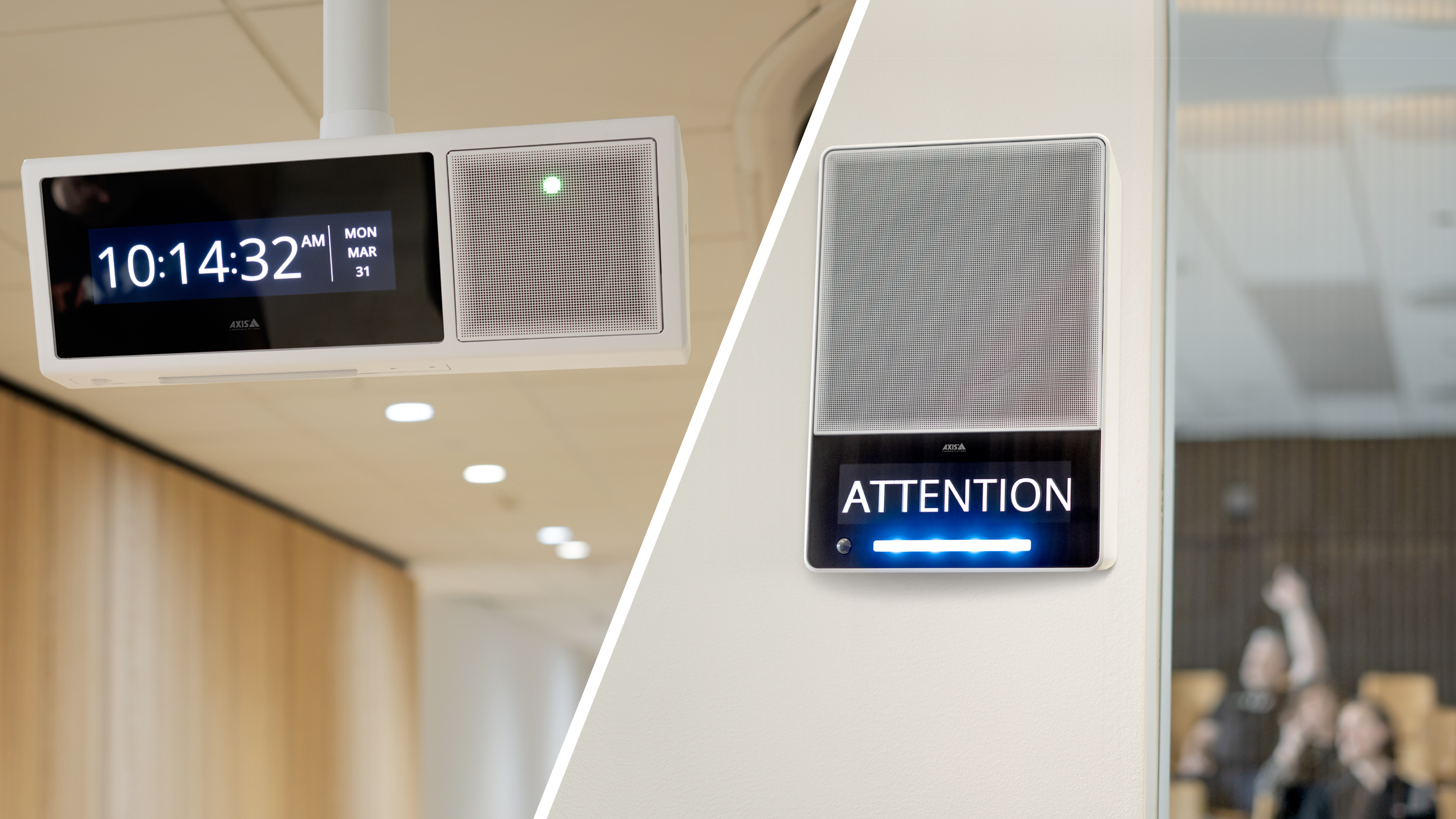 Three-in-one communication device offer public address with a bigger impact | Axis Communications