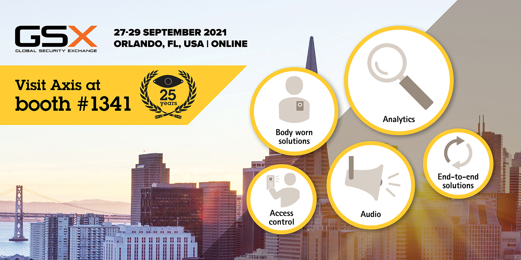 Join Axis Communications at GSX 2021 | Axis Communications