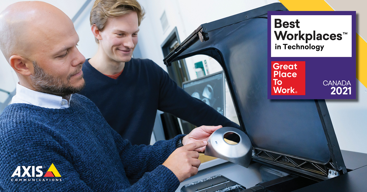 Axis Communications Canada Named to the 2021 List of Best Workplaces in ...