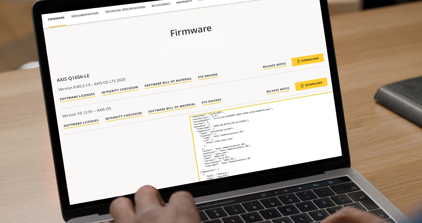 Software bill of materials for AXIS OS puts focus on cybersecurity by ...