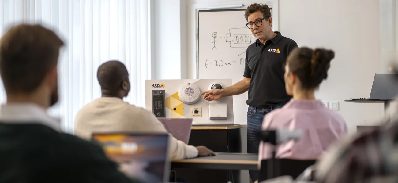 Classroom training builds credibility, connections | Axis Communications